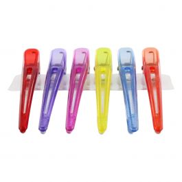 Klem Aluminium/Kunstof Ganzebek Multi Colore 6stuks